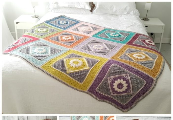 Paw Print Granny Square Crochet Pattern - CRAFTS LOVED